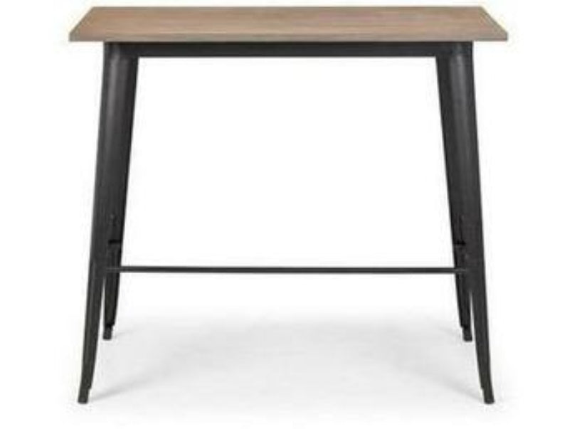 Gatsby Mocha Elm/Black Bar Table | Godotti.com