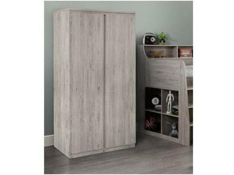 Juliette 2 Door Wardrobe Grey Oak | GoDotti.com – Godotti.com