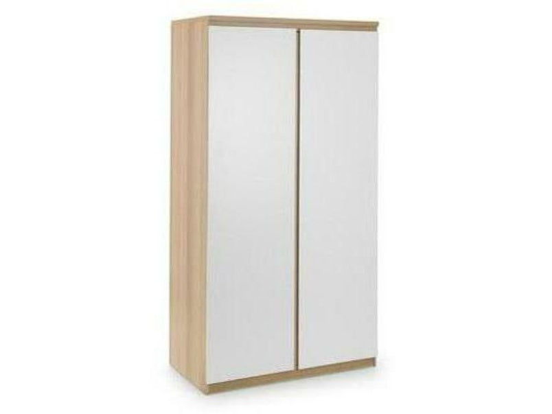 Juliette 2 Door Wardrobe White/Oak | GoDotti.com – Godotti.com
